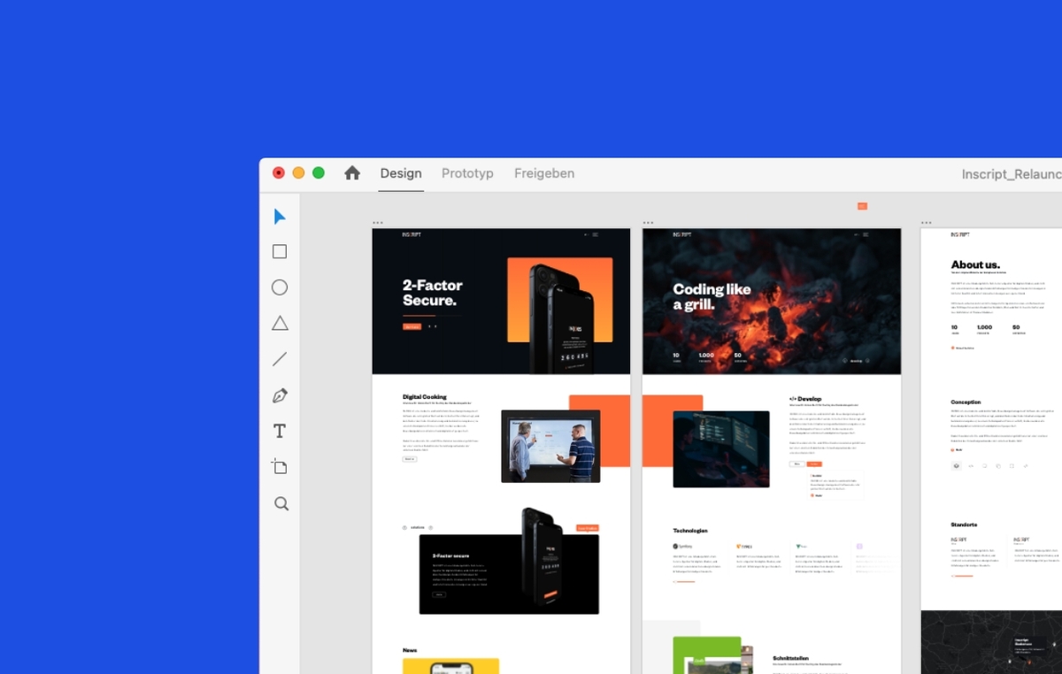 INSCRIPT: UX- und UI-Design